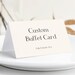 Minimalist Buffet Card Template | Printable Buffet Card Template ...
