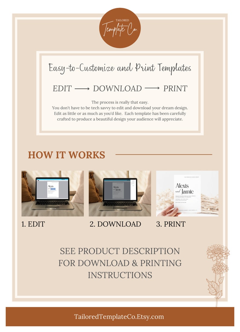 Modern Printable Custom Sign Template 100% Fully Customizable Template ...