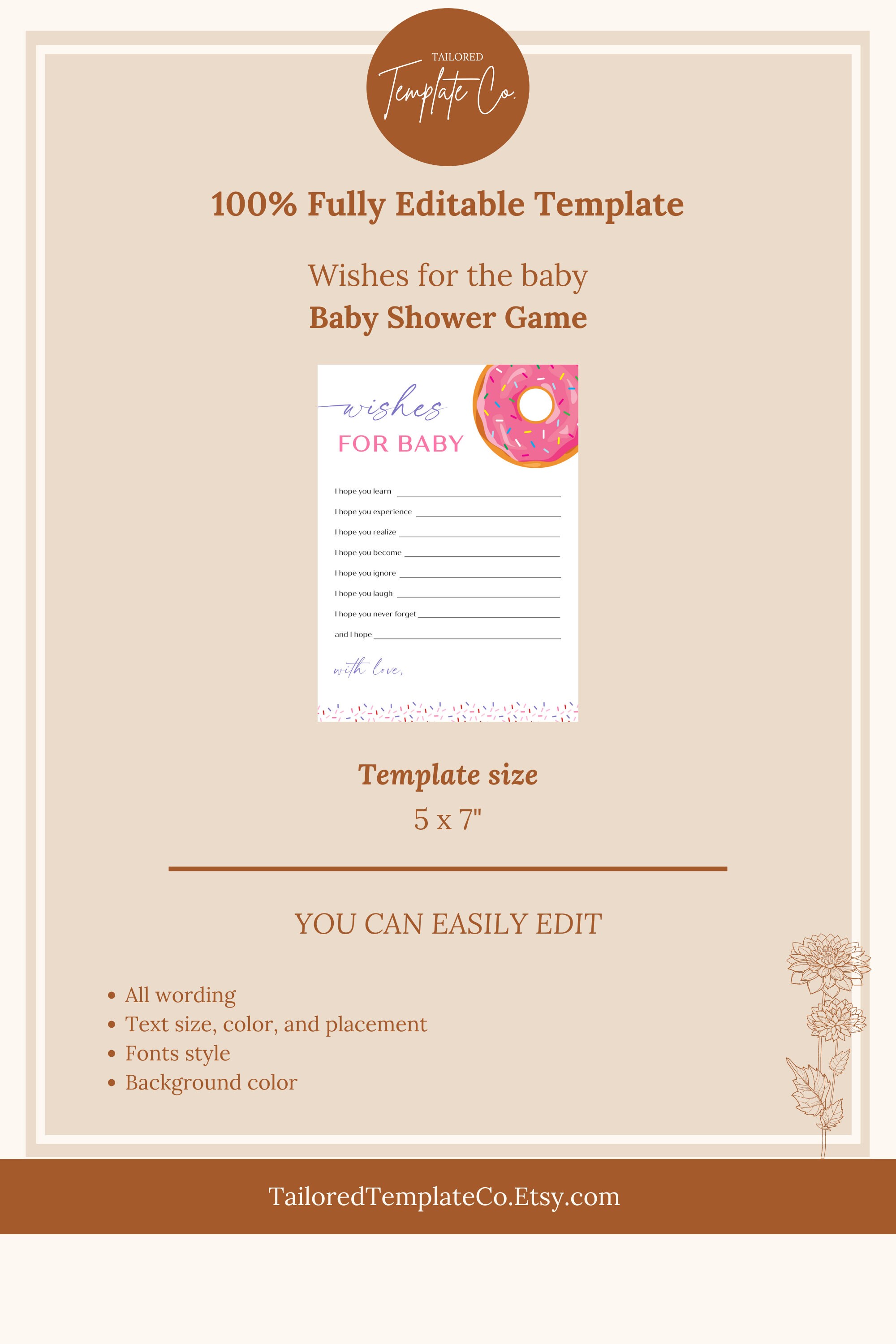 Baby Sprinkle Wishes for Baby Template Prayers for Baby Girl Baby ...