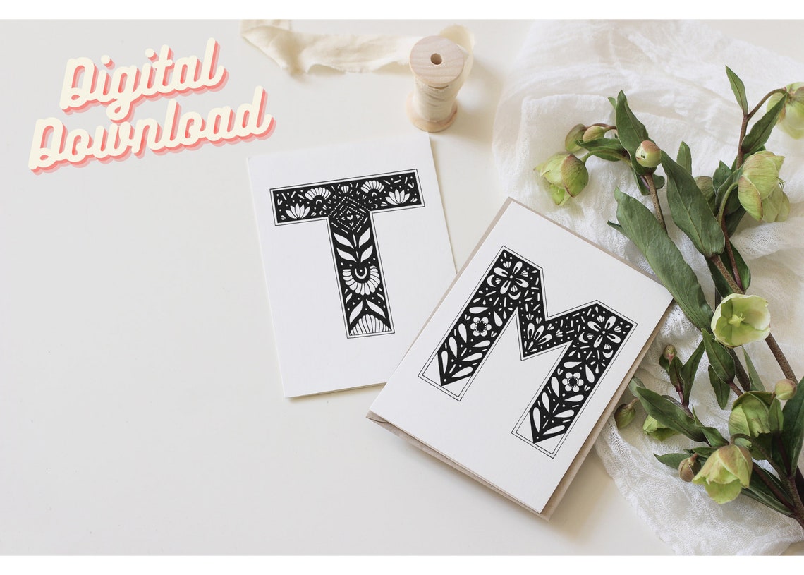 Personlized Printable Birthday Card, Digital Download Print Custom ...