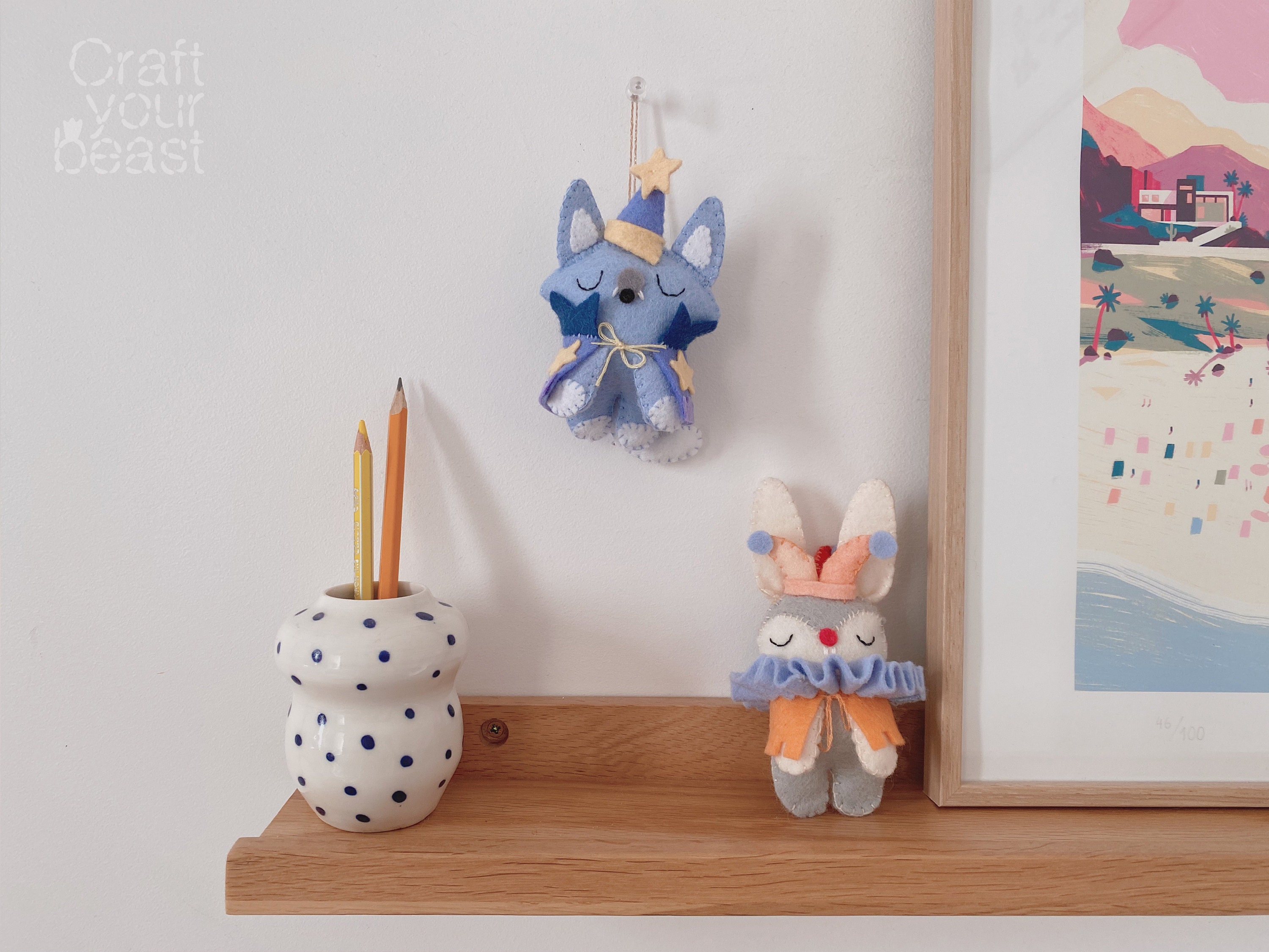 PDF Sewing Pattern and Video Tutorial DIY of a Mini Stuffed Animal ...