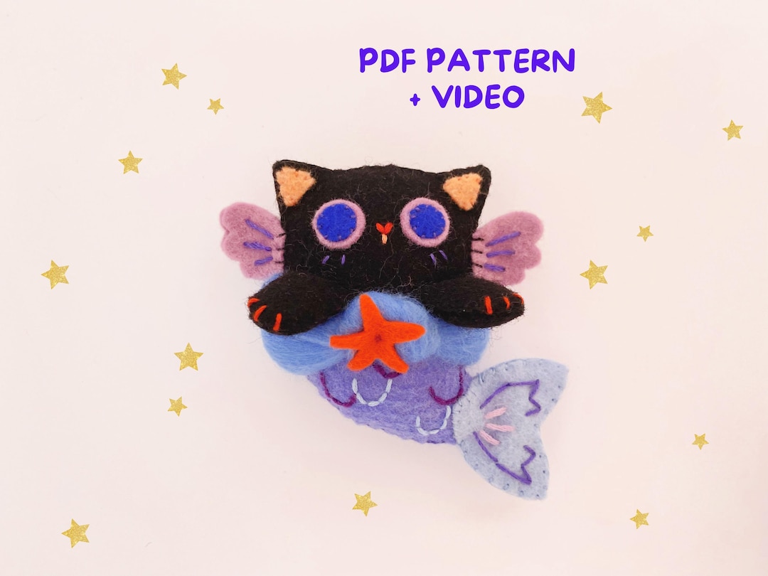 Cat PDF Sewing Pattern, Amigurumi Pattern, Plush Pattern, Kawaii ...
