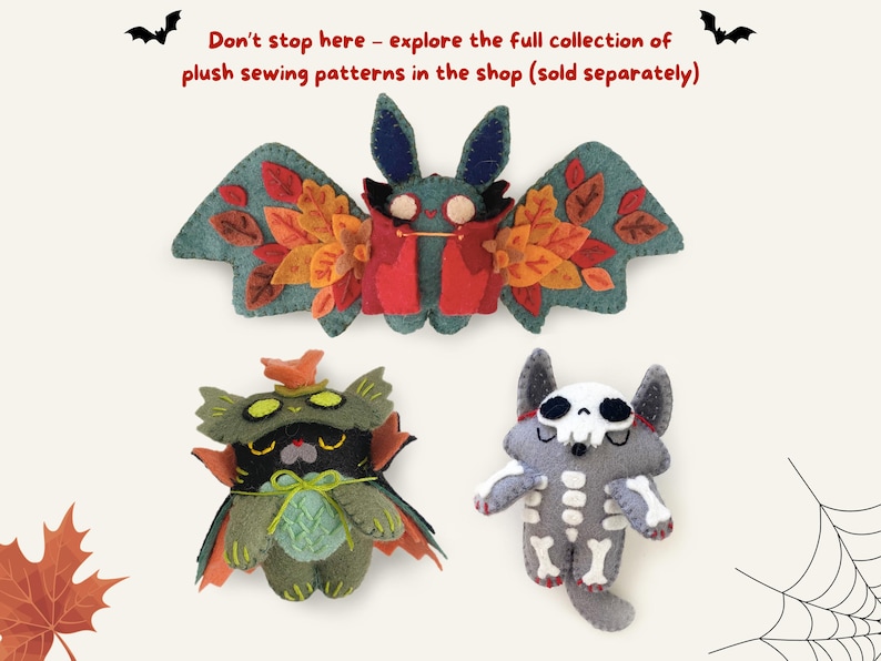 PDF Sewing Pattern and Video Tutorial DIY of an Halloween Swamp Cat ...
