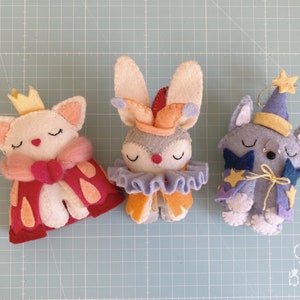 PDF Sewing Pattern and Video Tutorial DIY of a Mini Stuffed Animal Wolf ...