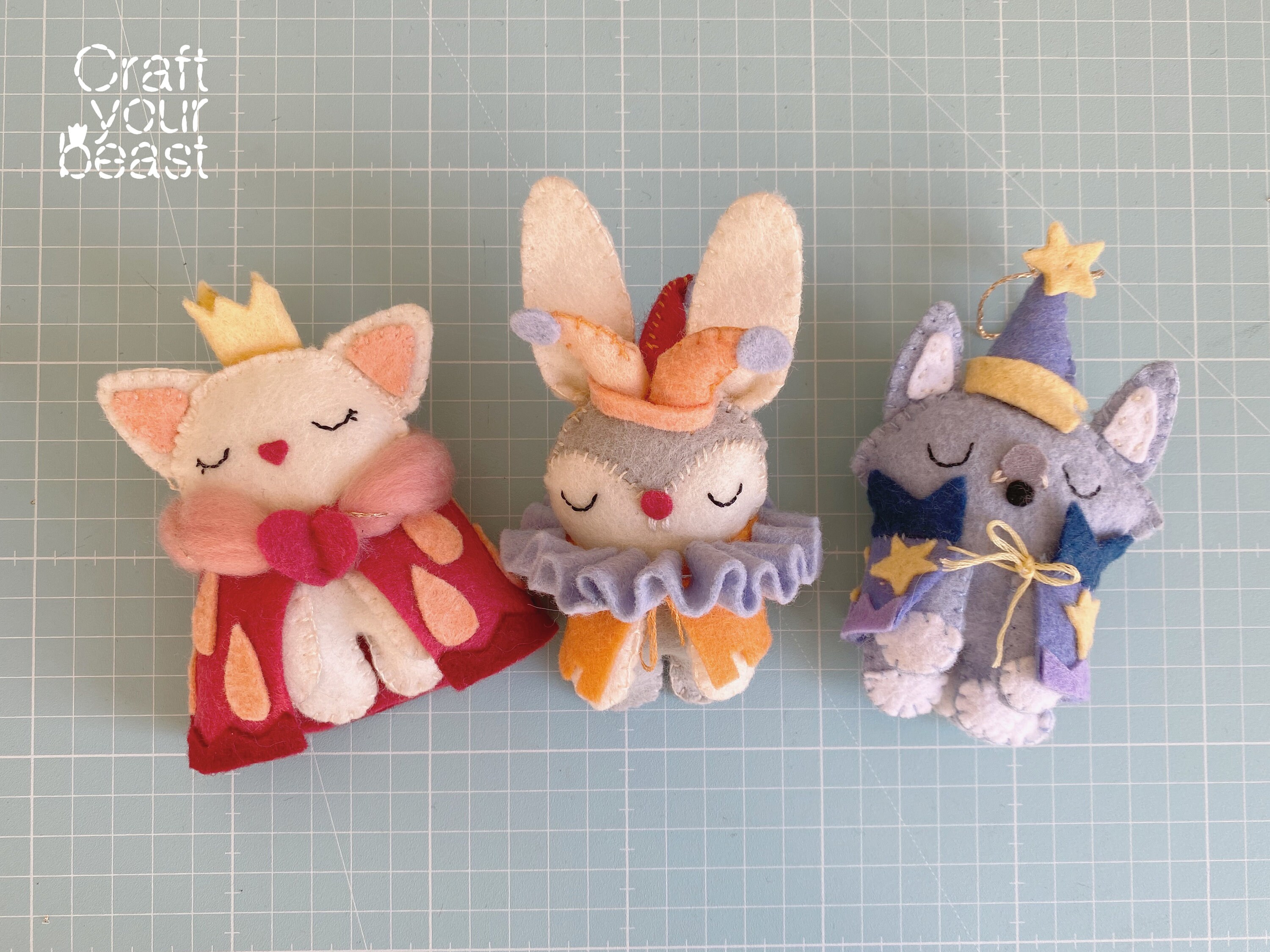 PDF Sewing Pattern and Video Tutorial DIY of a Mini Stuffed Animal ...