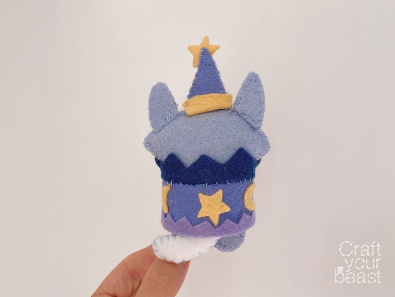 PDF Sewing Pattern and Video Tutorial DIY of a Mini Stuffed Animal Wolf ...