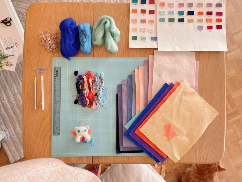 Cat PDF Sewing Pattern, Amigurumi Pattern, Plush Pattern, Kawaii ...