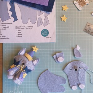PDF Sewing Pattern and Video Tutorial DIY of a Mini Stuffed Animal Wolf ...