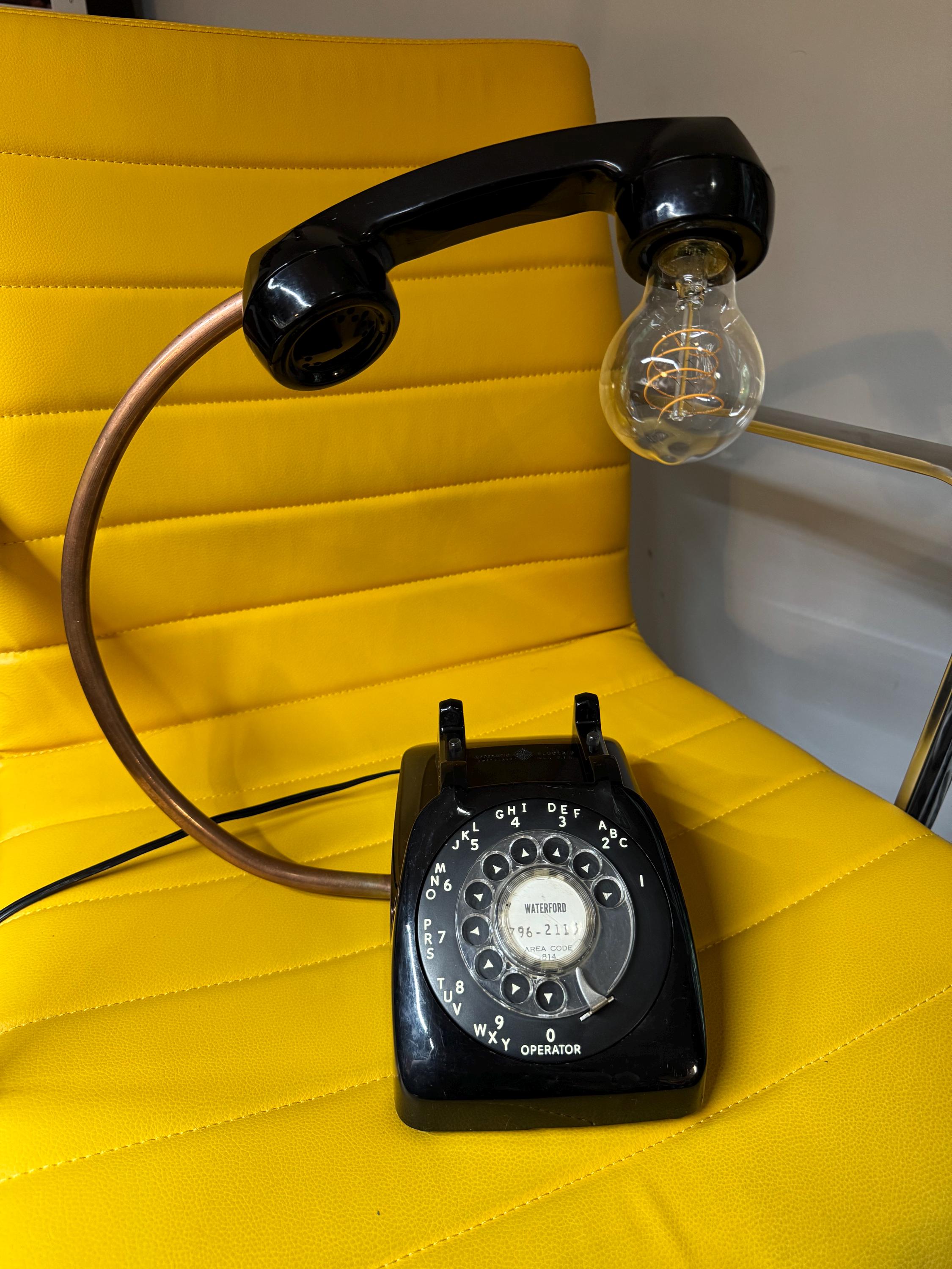 Vintage Rotary Phone Lamp - Etsy
