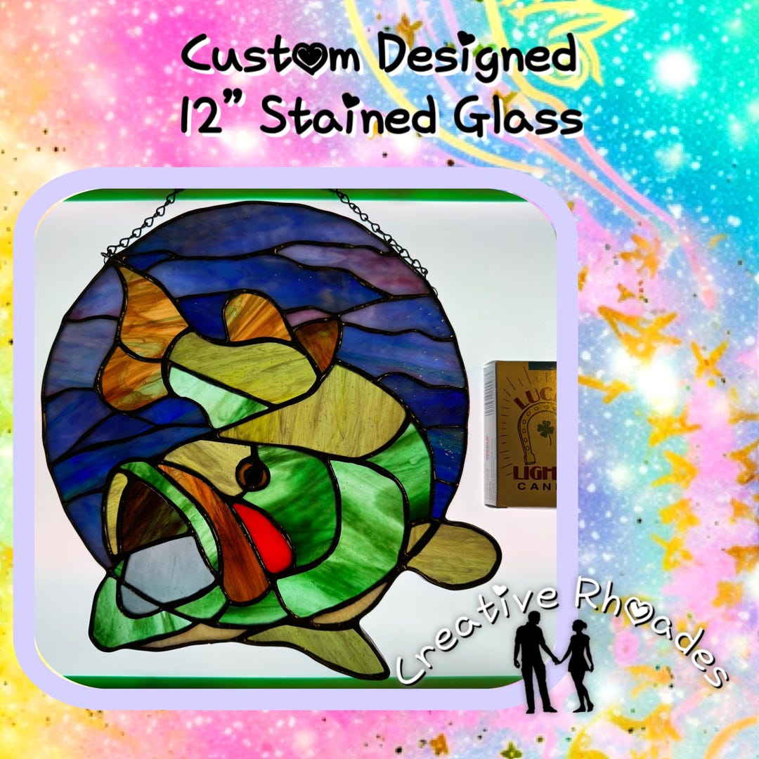 12” Fish Sun Catcher - Etsy