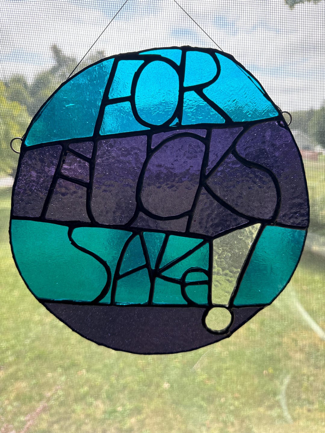 Stained Glass Sign - Etsy