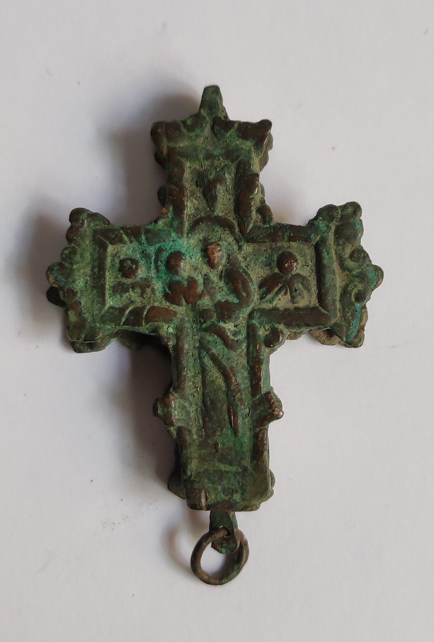 Very Old Antique Balkan Orthodox Cross Encolpion Byzantine Style 18th ...