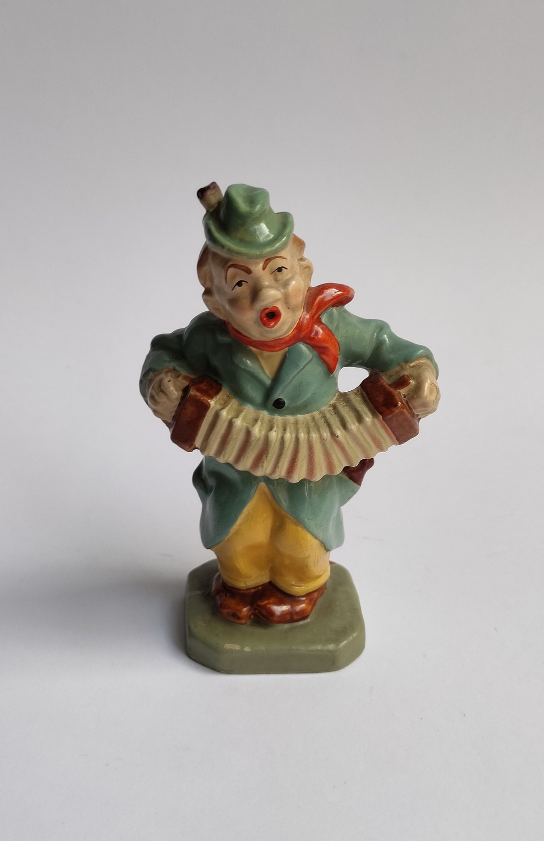 Antique GDR Ceramic Figurine Sonneberger Friedel Figuren Musician - Etsy