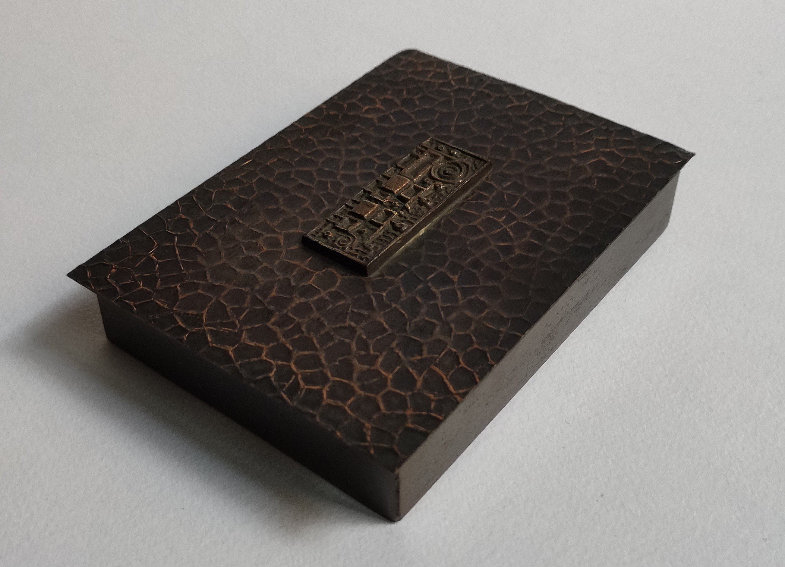 Vintage Hungary Hungarian Handmade Metal Modernist Design Box - Etsy