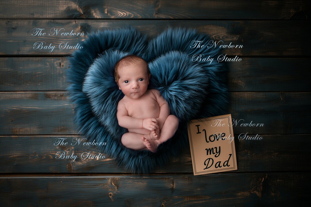 Fathers Day Newborn Digital Backdrop | Photoshop Overlay Composite ...