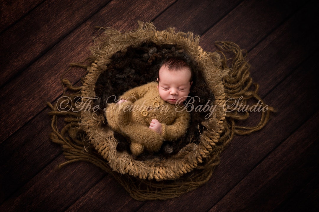 Newborn Digital Backdrop - Rustic Newborn Digital Background - Dark ...