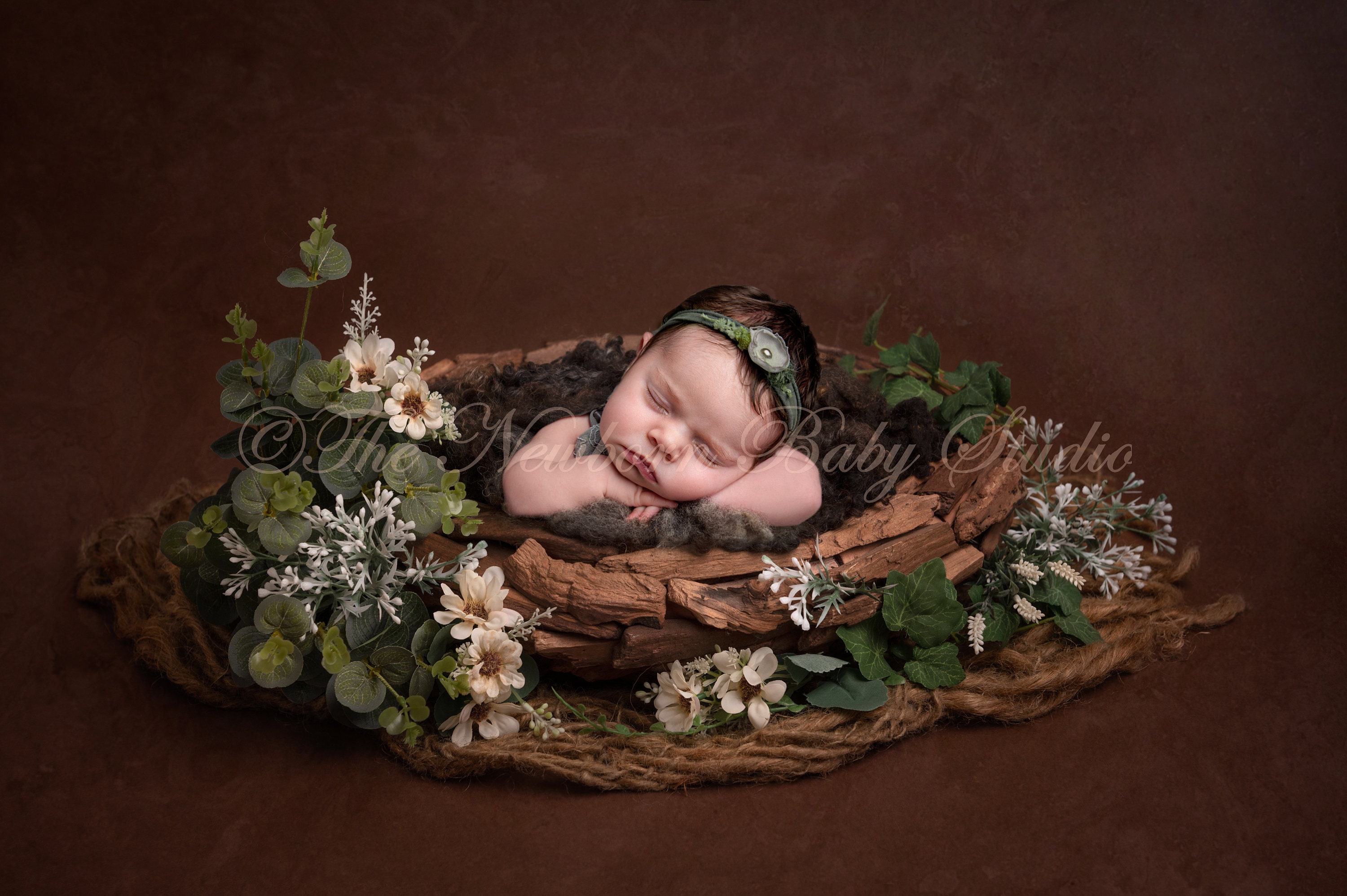 Woodland Newborn Digital Backdrop Background Newborn Baby - Etsy