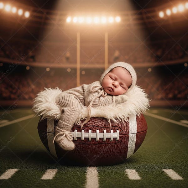 Newborn Football - Etsy