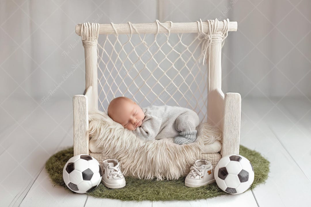 Soccer Newborn Digital Backdrop | Footblall Newborn Digital Backdrop ...