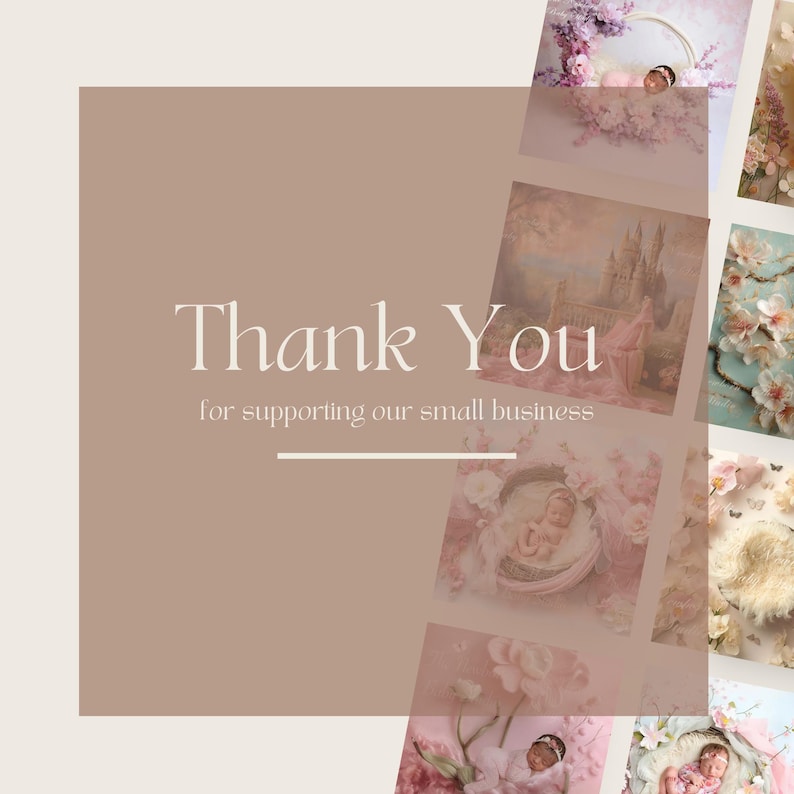 Newborn Digital Backdrop, Hot Air Balloon Background, Baby Girl Floral ...