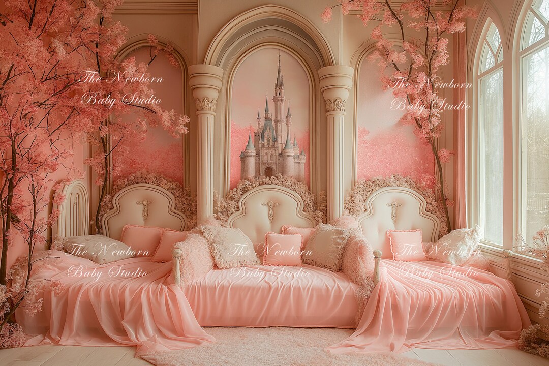 Newborn Digital Backdrop for Triplets, Triplets Background, Triplets ...