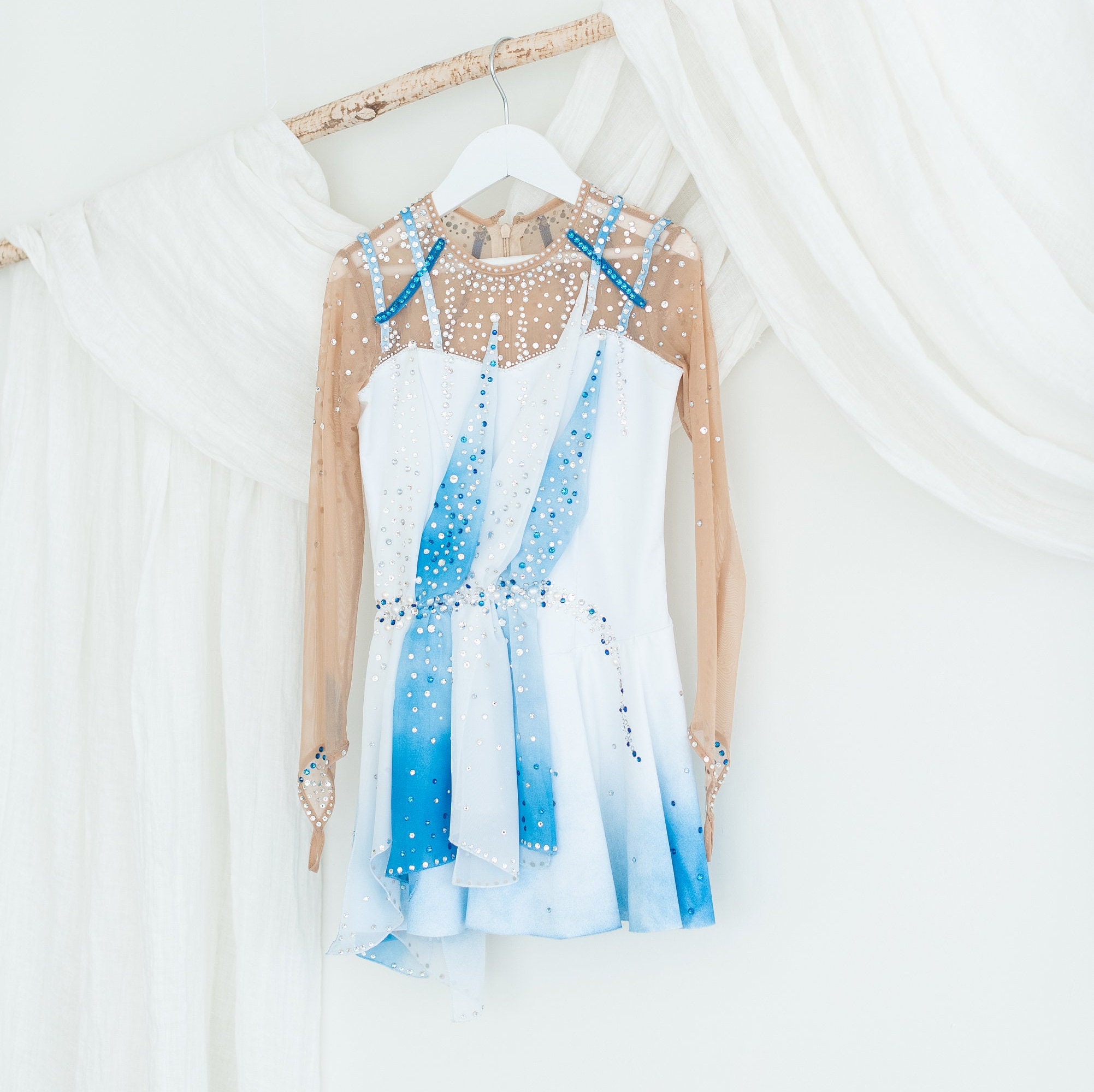 Skating Dress Competition Elegant Ice Outfit Figure Skating - Etsy
