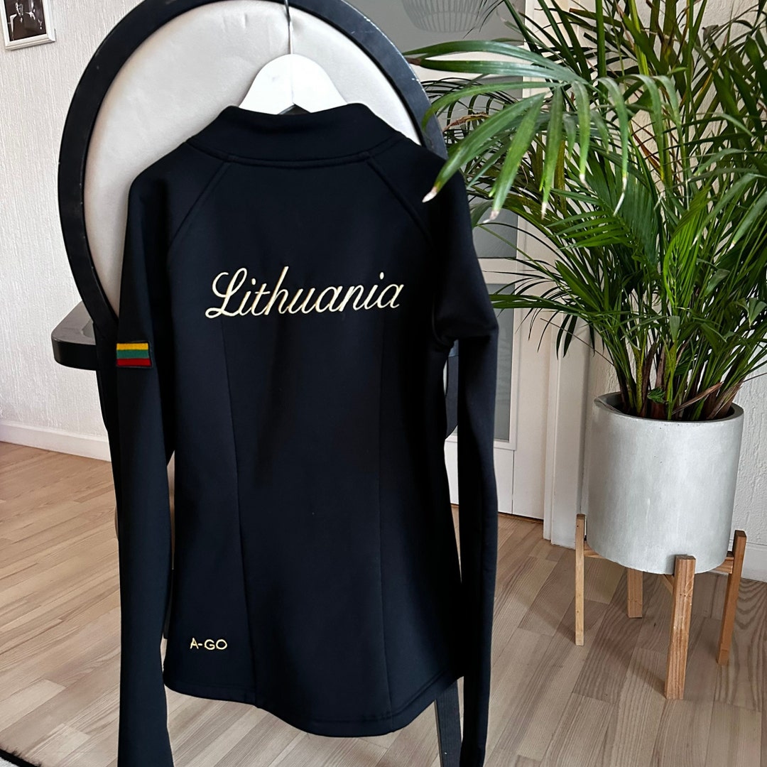 Handcrafted Black Figure Skating Jacket: Embroidered Competition ...