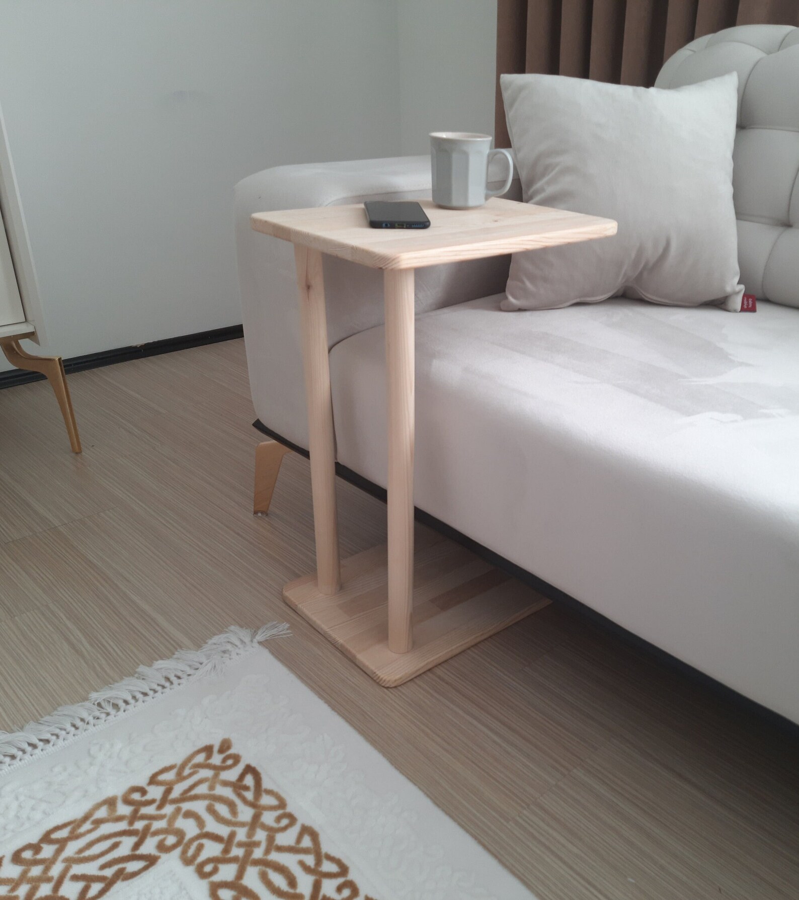 C Table C Shaped Round Coffee Table Special Design Coffee - Etsy