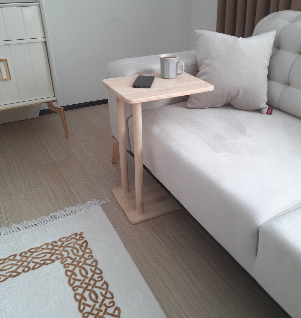 C Table C Shaped Round Coffee Table Special Design Coffee - Etsy