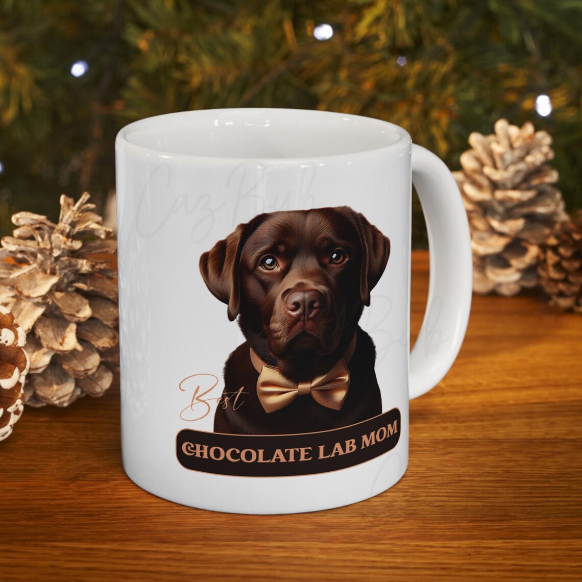 Best Chocolate Lab Mom Chocolate Labrador 11oz Ceramic White Mug - Etsy