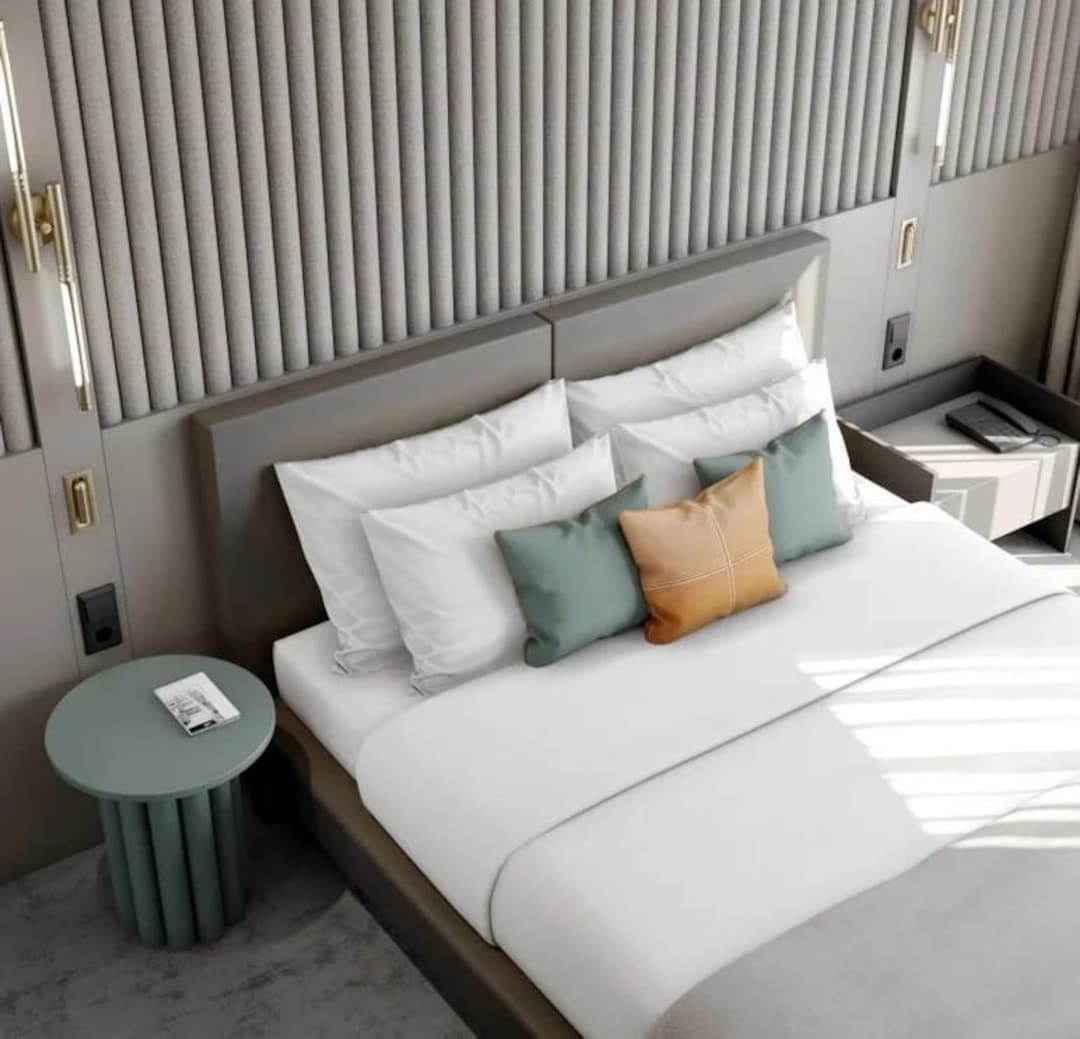 Colorful Upholstered Wall Panels, Bedroom Wall Panel, Bedroom Decor ...