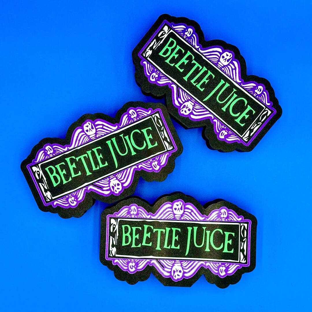 Beetlejuice Sign Light Box - Etsy