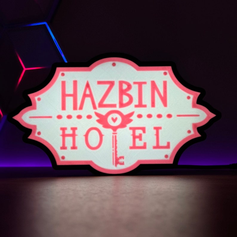 Hazbin Hotel Light Box - Etsy