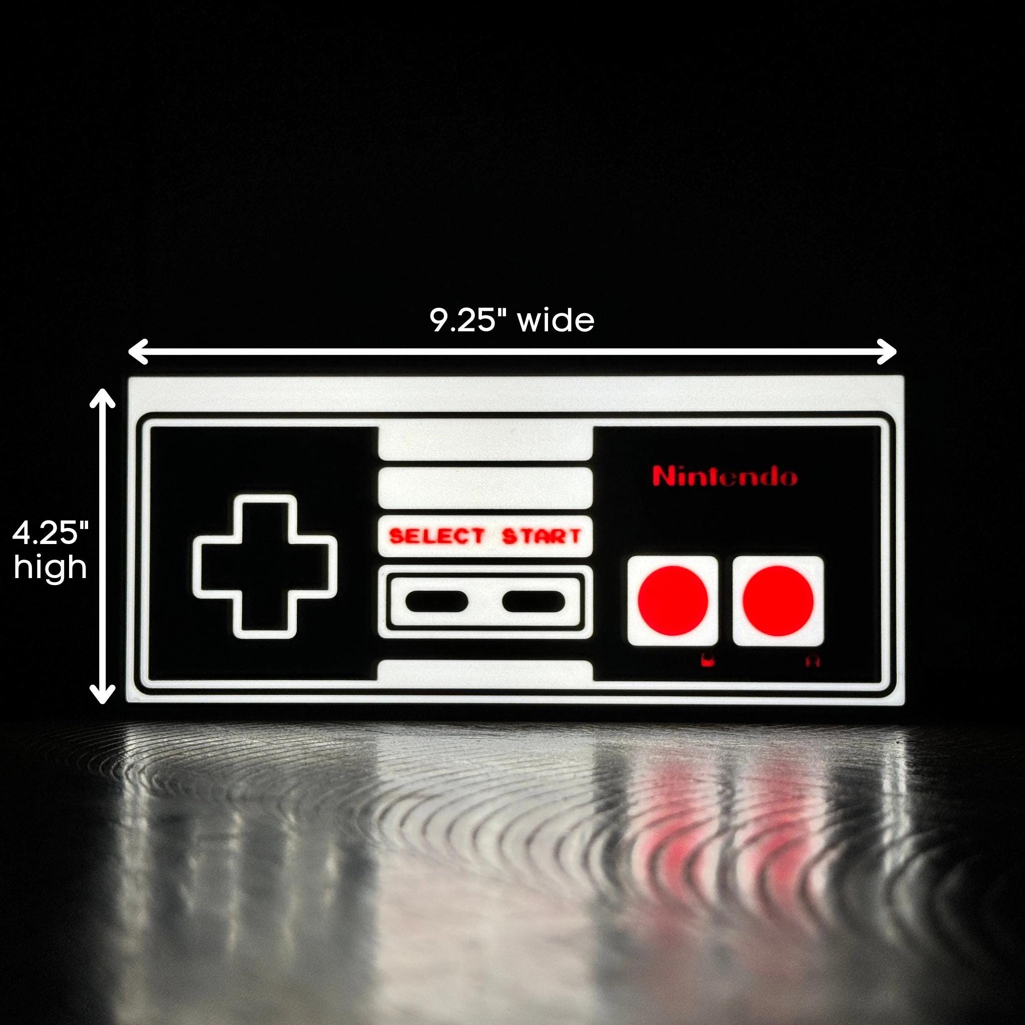Gameroom Controller (NES) Light Box - Etsy