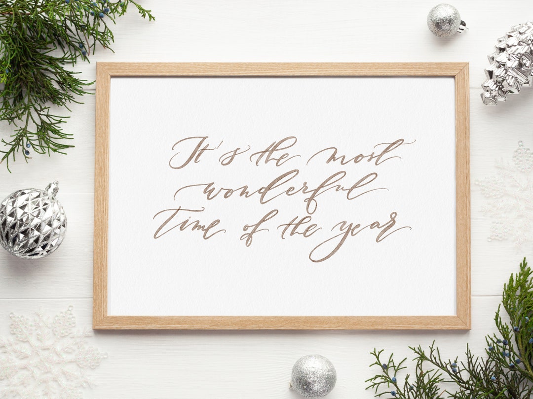 Christmas Quote Poster Winter Wall Art Christmas Printable Wall Art ...