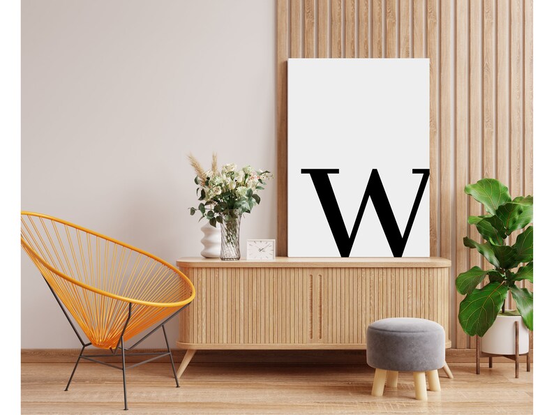 Printable Wall Art Letters Poster Alphabet Typography Print Wall Art ...