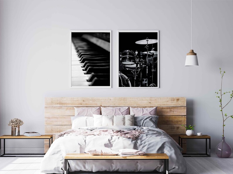 Piano Print Wall Art | Music Poster | Music Theme Room | Wall Art ...
