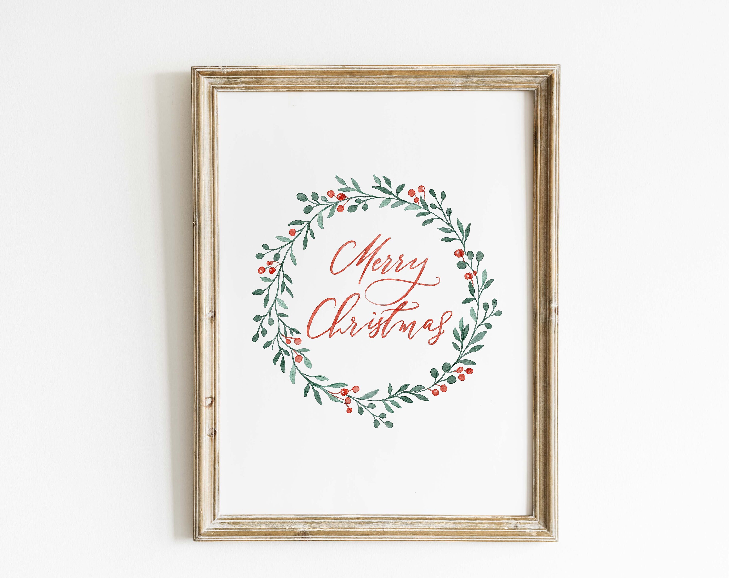 Boho Christmas Wall Art Merry Christmas Wall Art Christmas - Etsy