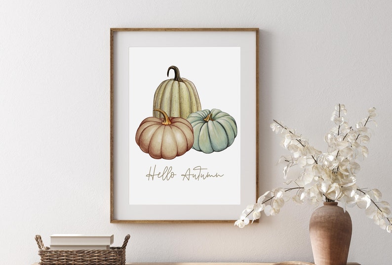 Pumpkin Print | Halloween Printable | Halloween Wall Art | Fall Decor ...