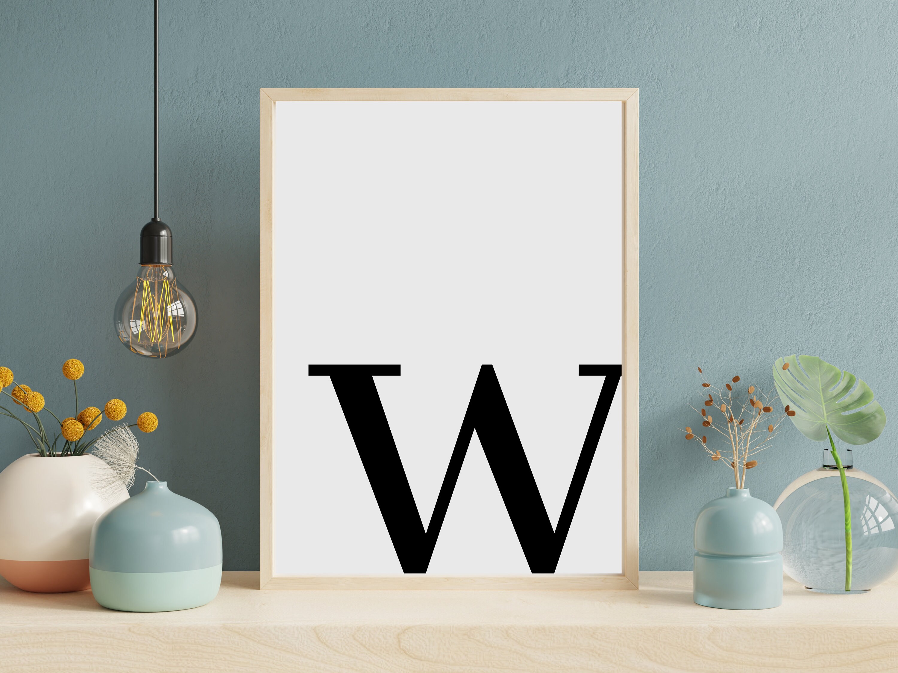 Printable Wall Art Letters Poster Alphabet Typography Print Wall Art ...