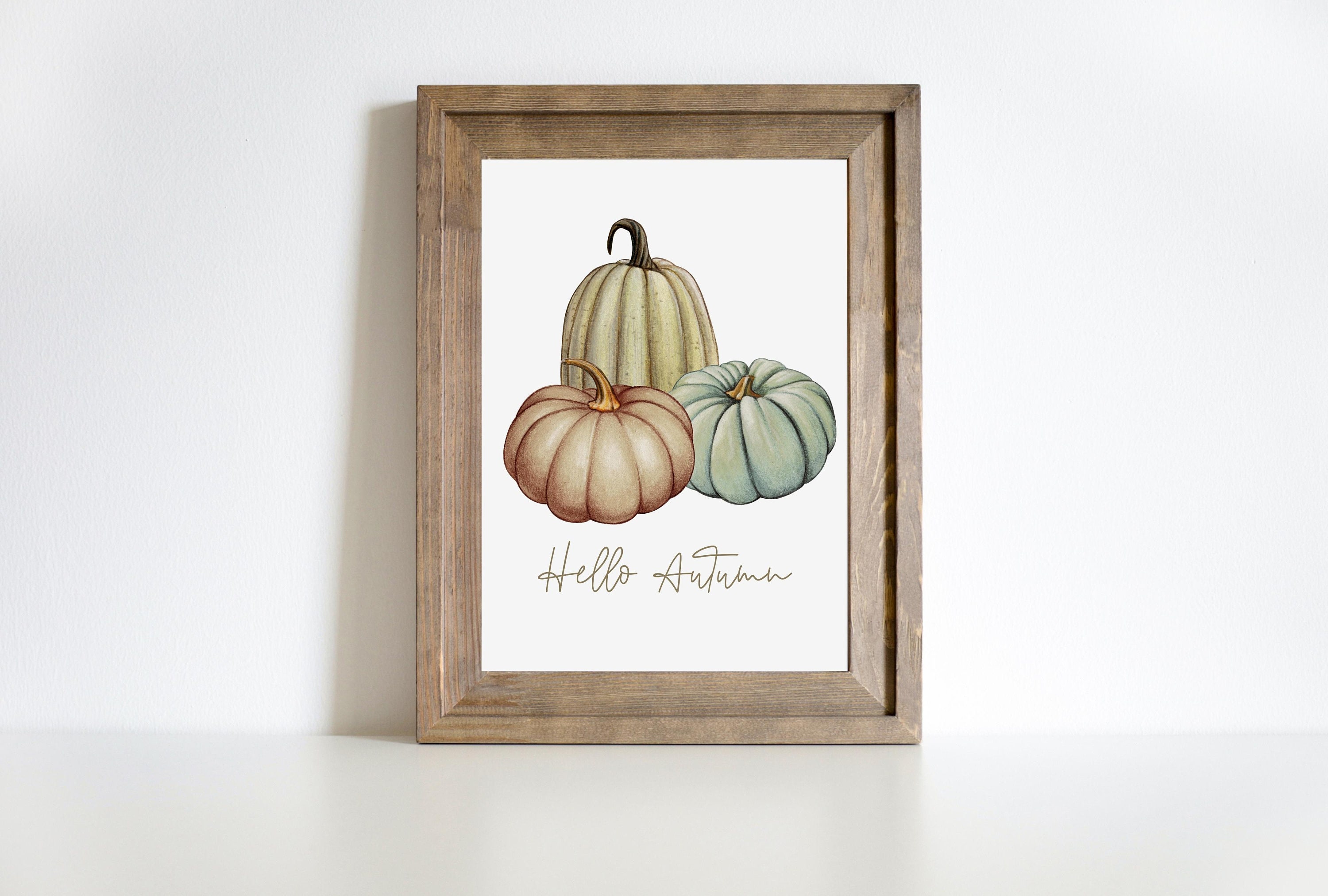 Pumpkin Print Halloween Printable Halloween Wall Art Fall Decor ...