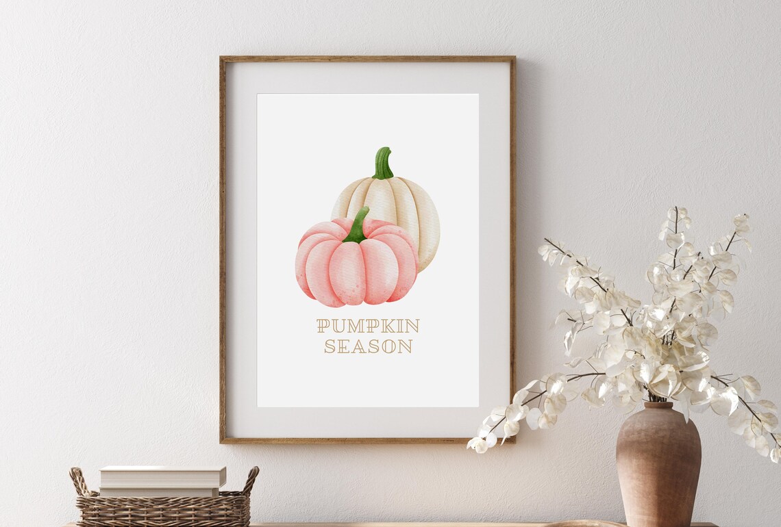 Pumpkin Print Halloween Printable Halloween Wall Art Fall Decor ...