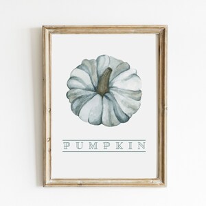 Blue Pumpkin Printable | Halloween Wall Art | Fall Wall Art | Pumpkin ...