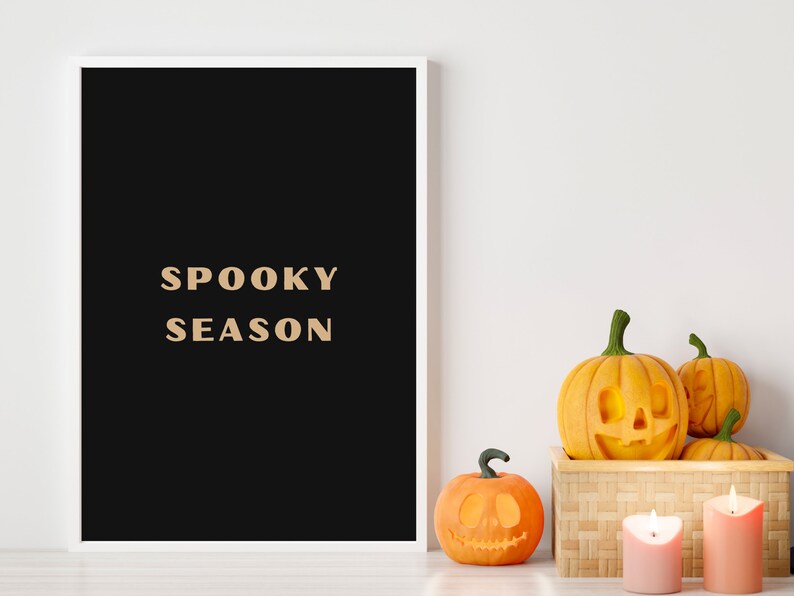 Halloween Prints Halloween Printable Set Halloween Gallery Fall Wall ...
