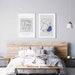 Happiness Abstract Line Art Minimalist Art Women Line Art Modern Line ...