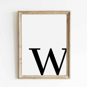 Printable Wall Art | Letters Poster | Alphabet Typography Print | Wall ...