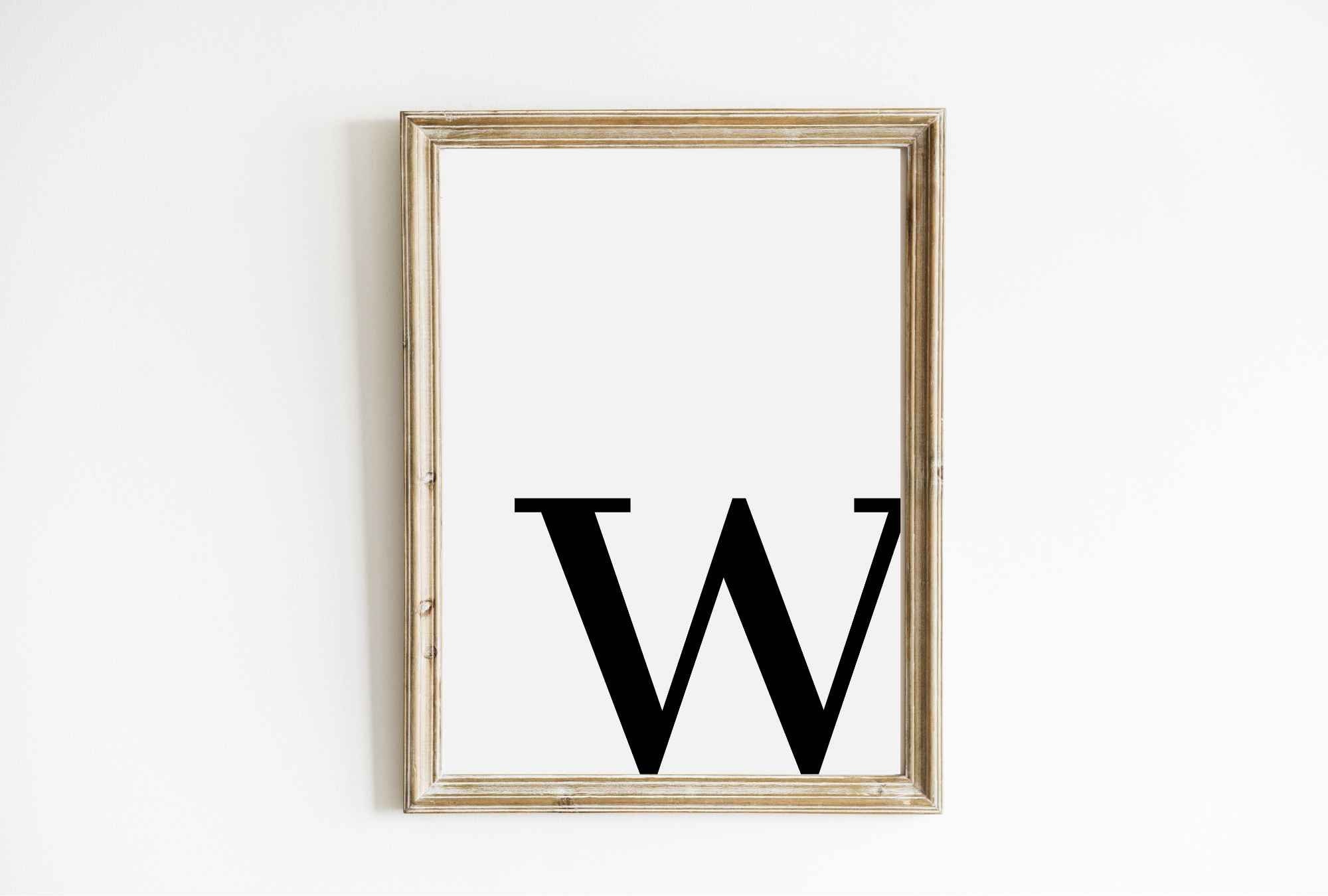 Printable Wall Art Letters Poster Alphabet Typography Print Wall Art ...