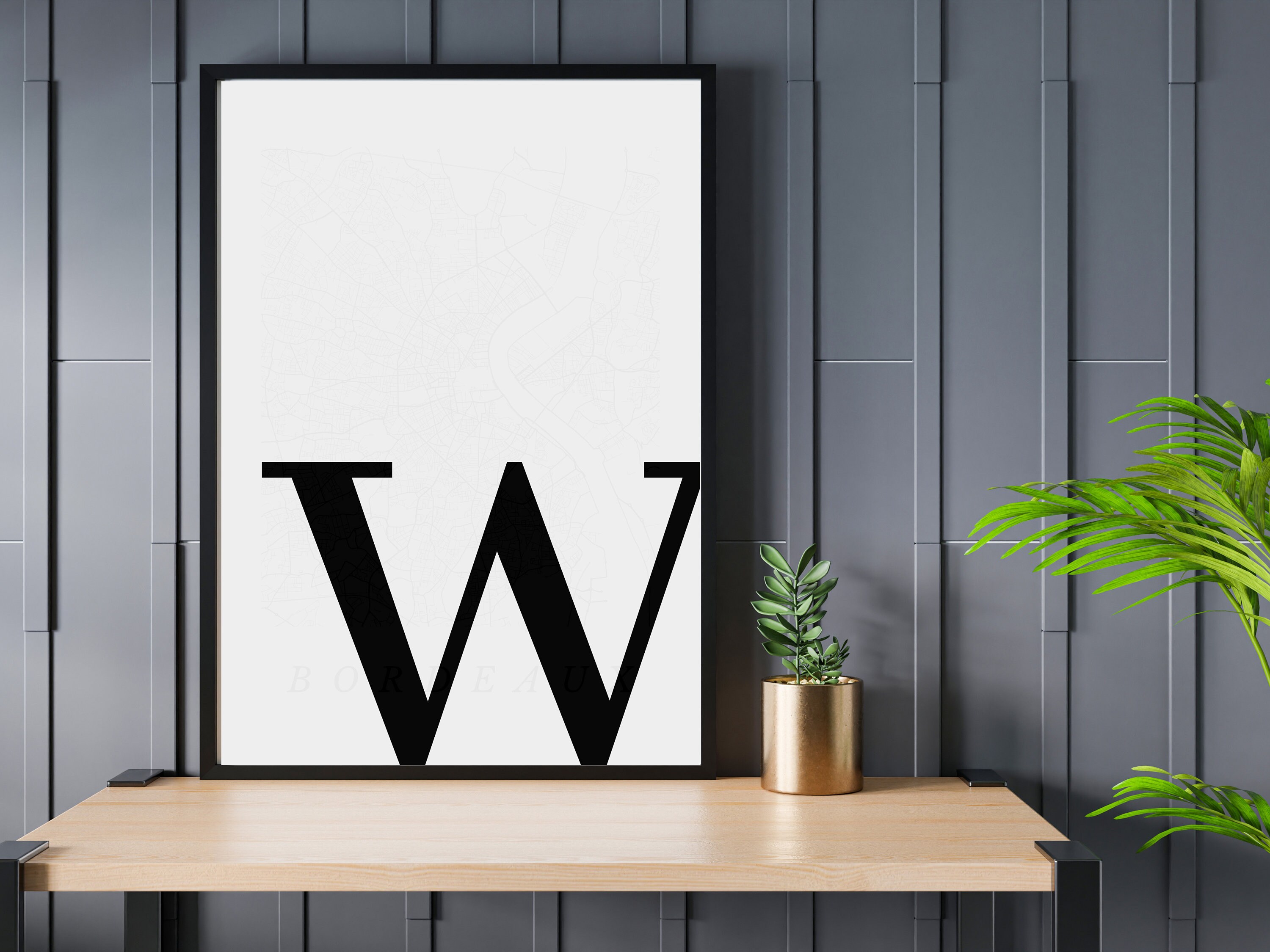 Printable Wall Art Letters Poster Alphabet Typography Print Wall Art ...