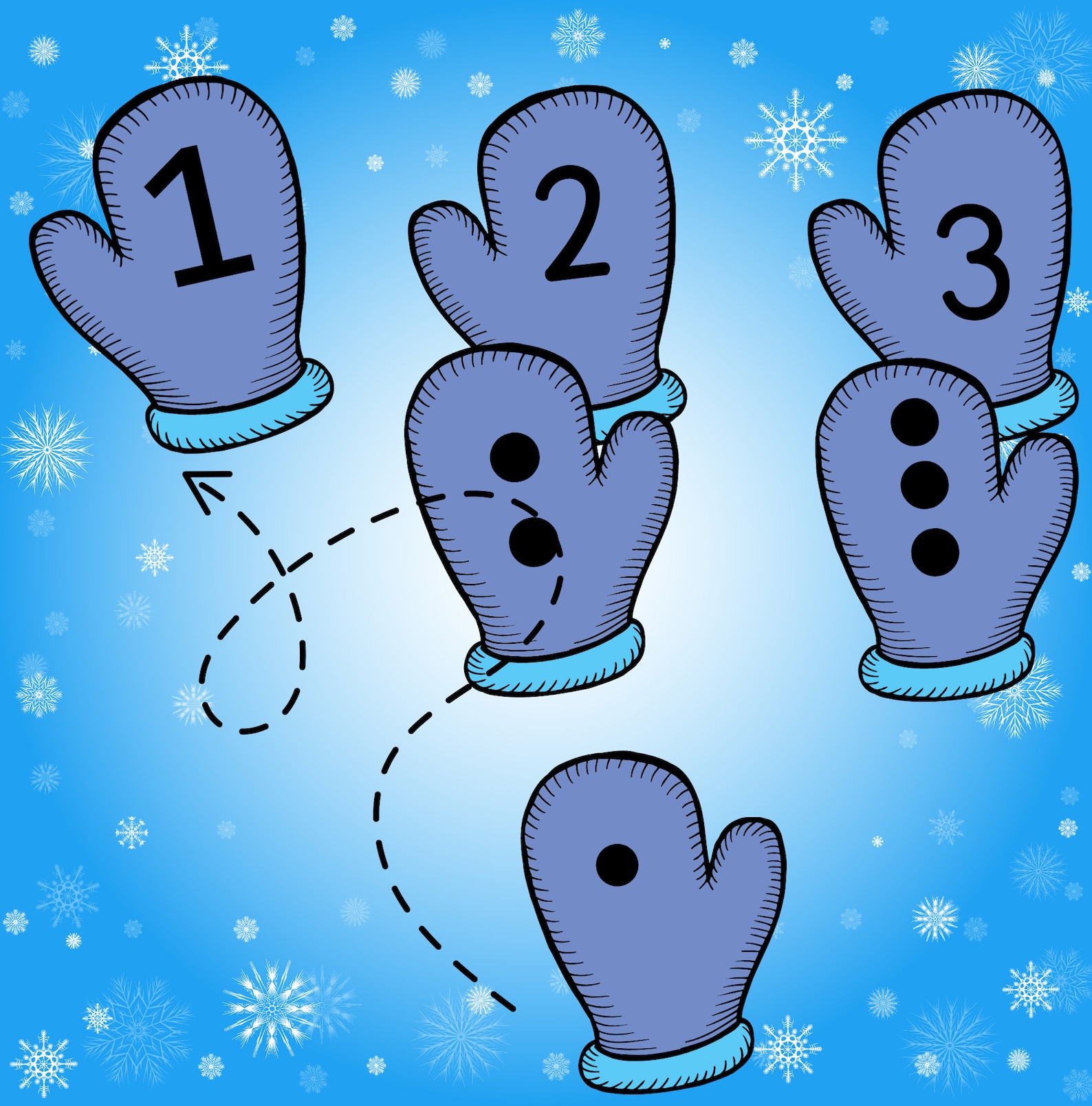 Winter Printable Match up Cards, Winter Activity Printable, Preschool ...
