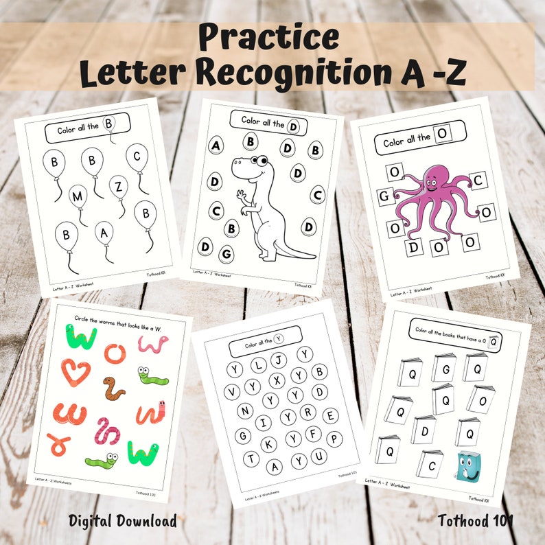 Letter Worksheets, Letters A-Z, Preschool Worksheets, Preschool ...